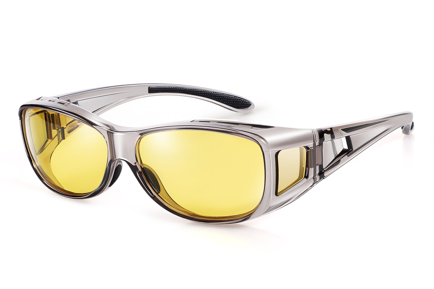 Fit over sunglasses丨2 stylish color options丨Side Lens Night Vision 002 ...